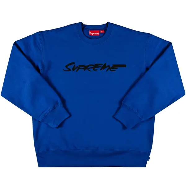 Supreme Futura Logo Crewneck - Blue