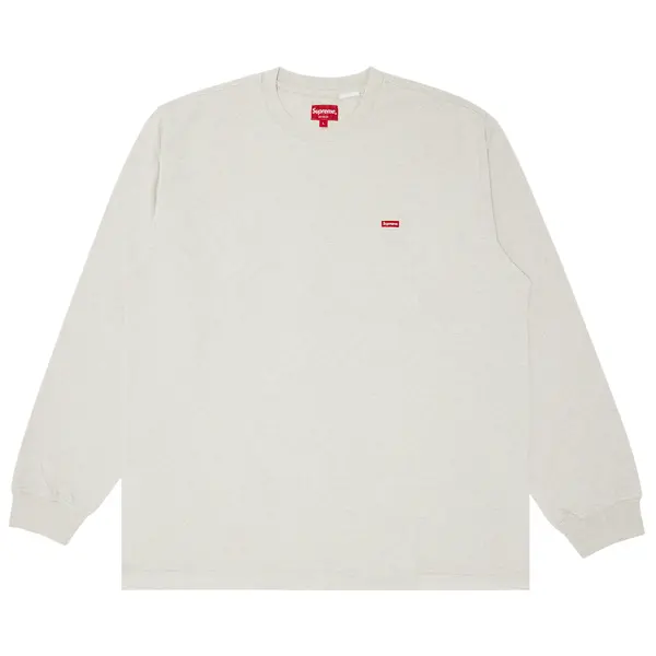 Supreme Small Box Long-sleeve Tee 'oatmeal - Tan
