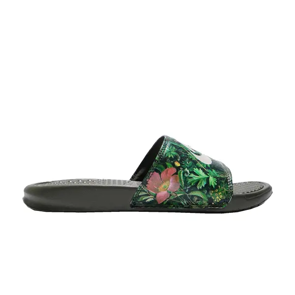 Nike Benassi Print Slides - Green
