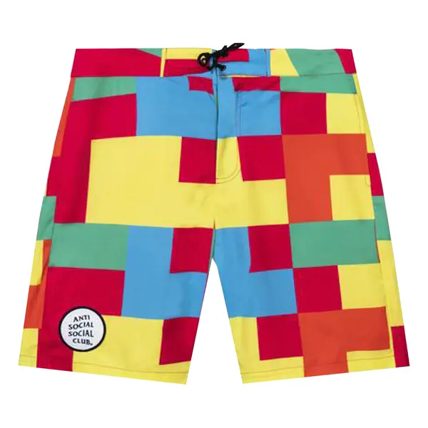 ANTI SOCIAL SOCIAL CLUB Kook Board Shorts - Red