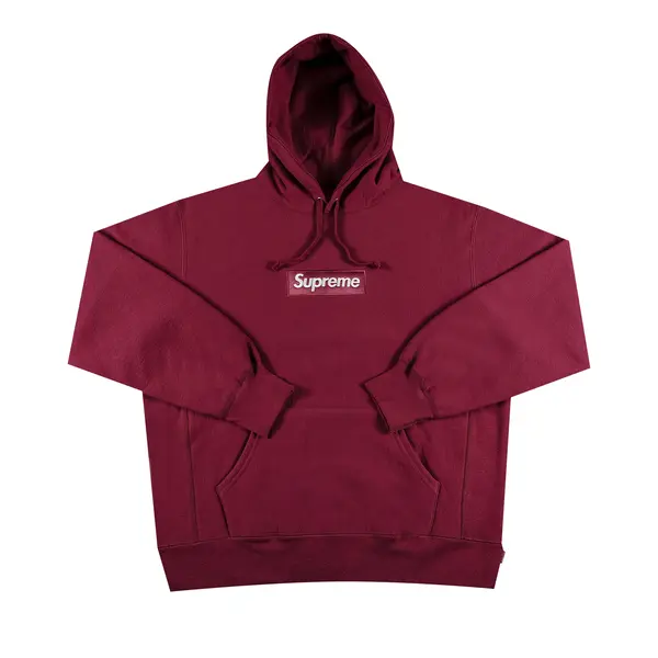 Supreme Box Logo Hooded Sweatshirt - Purple
