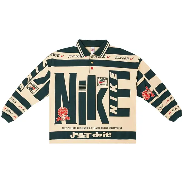 Nike X Cactus Plant Flea Market Long-sleeve Polo - Cream