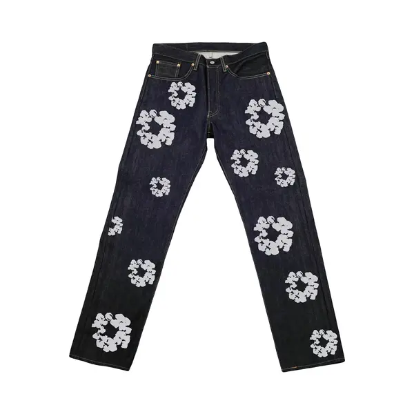 LEVI'S X Denim Tears The Cotton Wreath Selvedge Jean - Blue