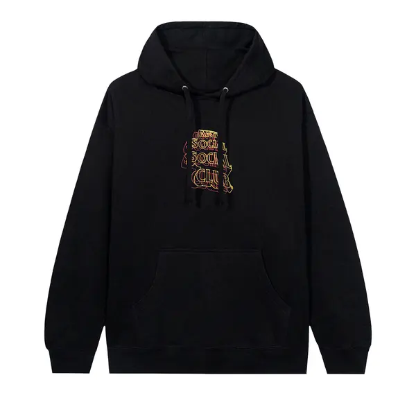ANTI SOCIAL SOCIAL CLUB Neon Lights And A Lot Of Rain Hoodie - Black