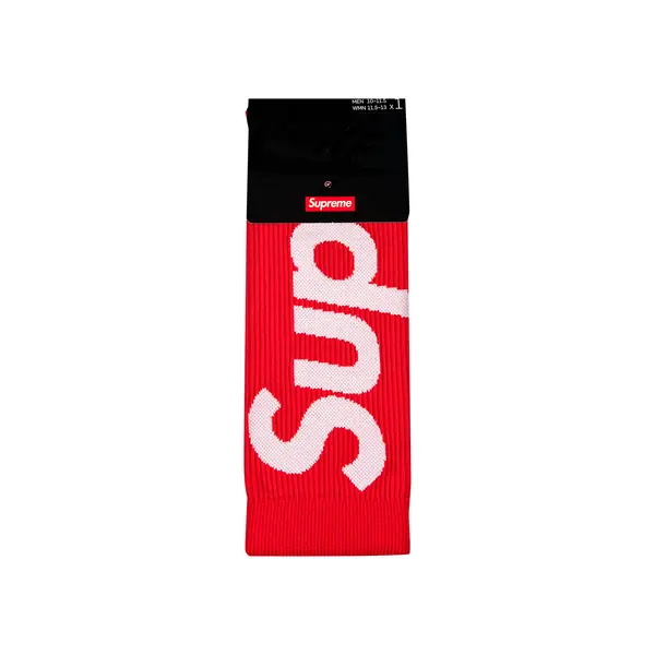 Supreme X Nike Lightweight Crew Socks - Red