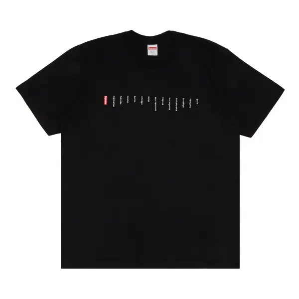Supreme Location Tee - Black