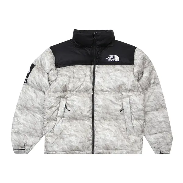 Supreme X The North Face Nuptse Jacket - Grey