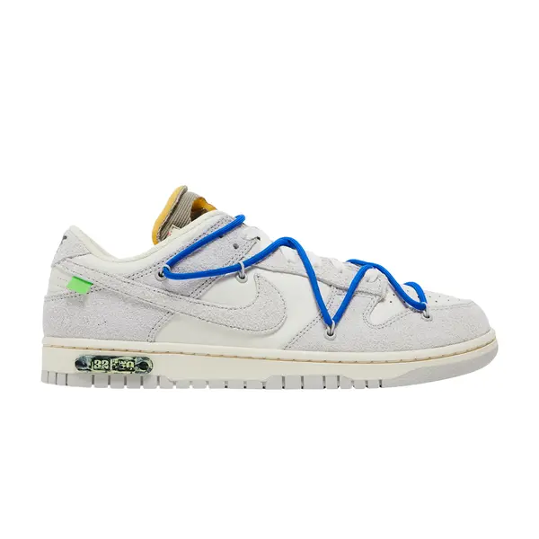 Nike Off- X Dunk Low 'lot 32 Of 50' Sneaker - White