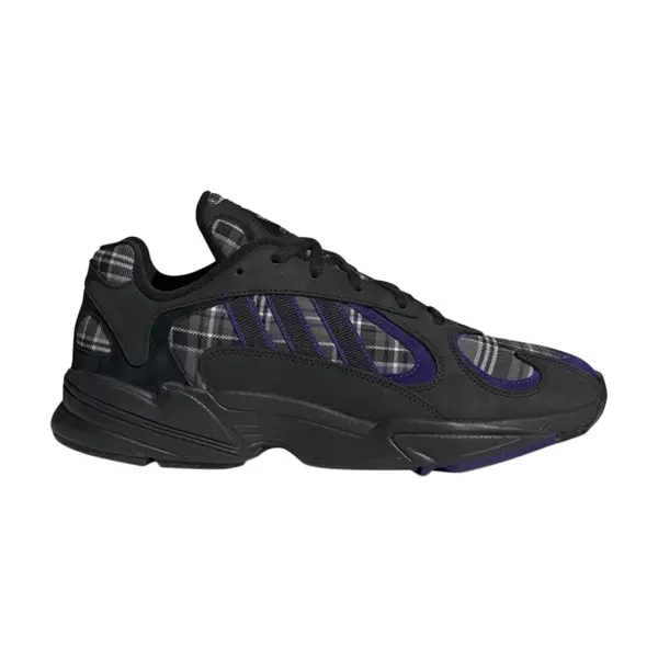 Adidas Yung-1 Plaid Sneakers - Purple