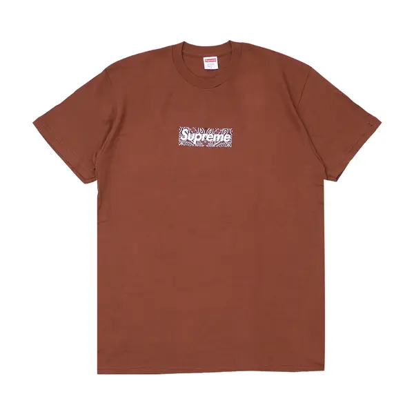 Supreme Bandana Box Logo Tee - Brown
