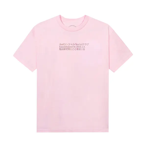 ANTI SOCIAL SOCIAL CLUB Temporary Memory Tee - Pink