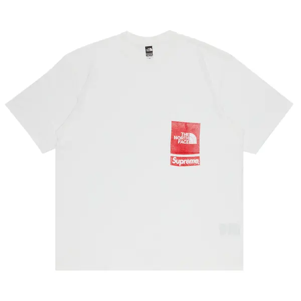 Supreme X The North Face Printed Pocket Tee - White