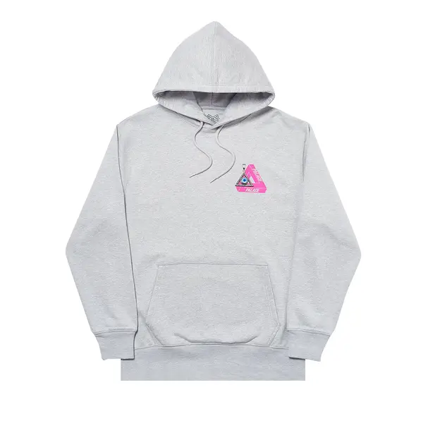 PALACE Tri-smiler Hood - Grey