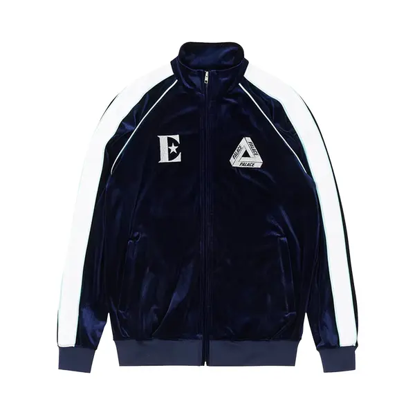 PALACE X Elton John Velour Track Top 'navy