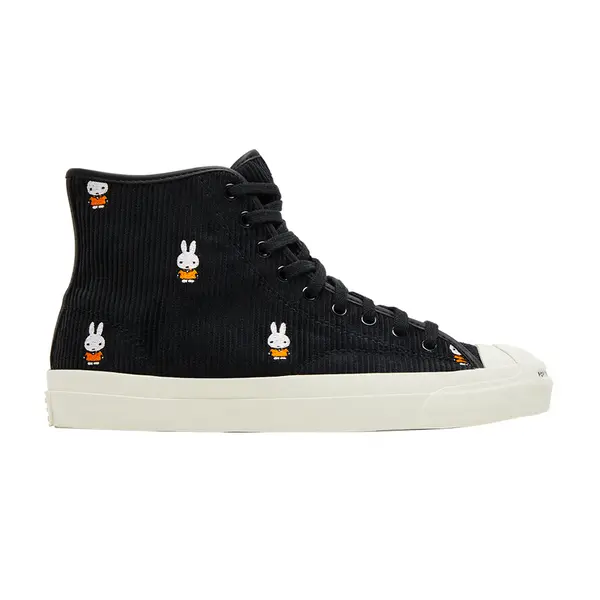 CONVERSE Pop Trading Company X Jack Purcell Pro High 'all Over Miffy' Sneakers - Black