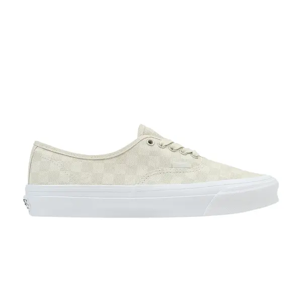 VANS Og Authentic Lx Checkerboard Vintage Sneakers - Cream