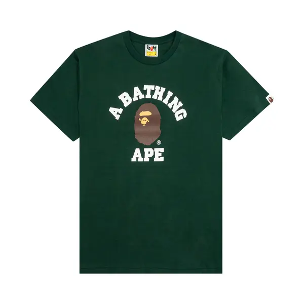 A BATHING APE College Tee - Green
