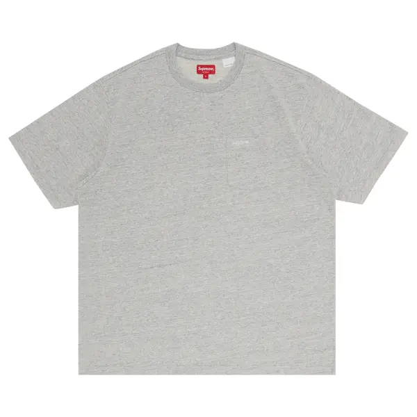 Supreme Short-sleeve Pocket Tee 'heather - Grey