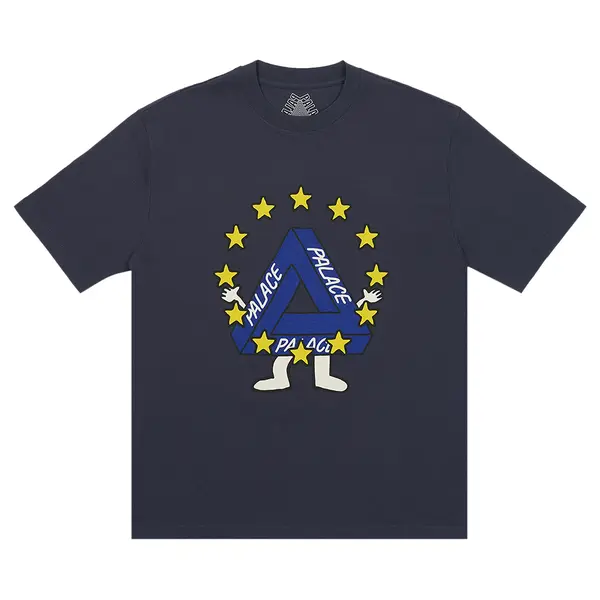 PALACE Missing Eu T-shirt 'navy - Blue