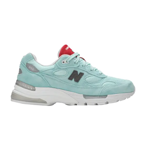 NEW BALANCE Kith X 992 Light Reef Sneakers - Teal