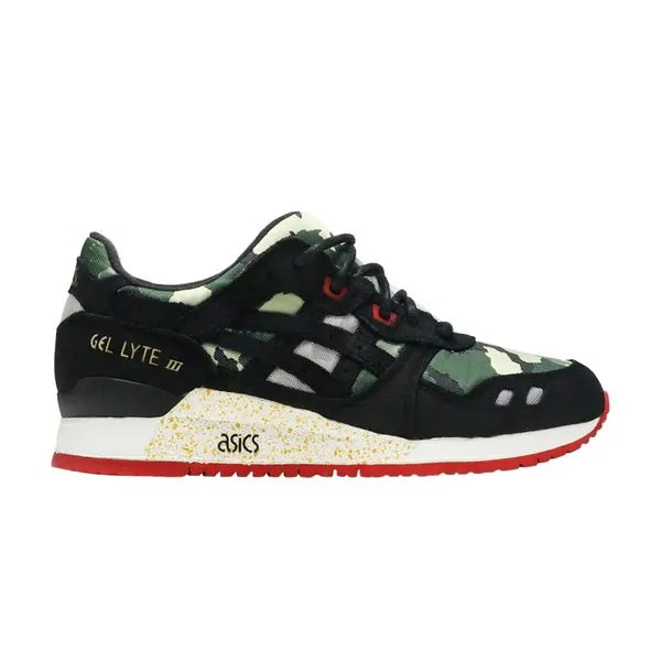 Asics Bait X Gel-lyte 3 'vanquish Camo' Sneakers - Black