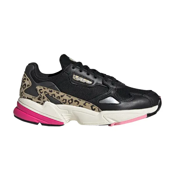 Adidas Falcon Leopard Sneakers - Black