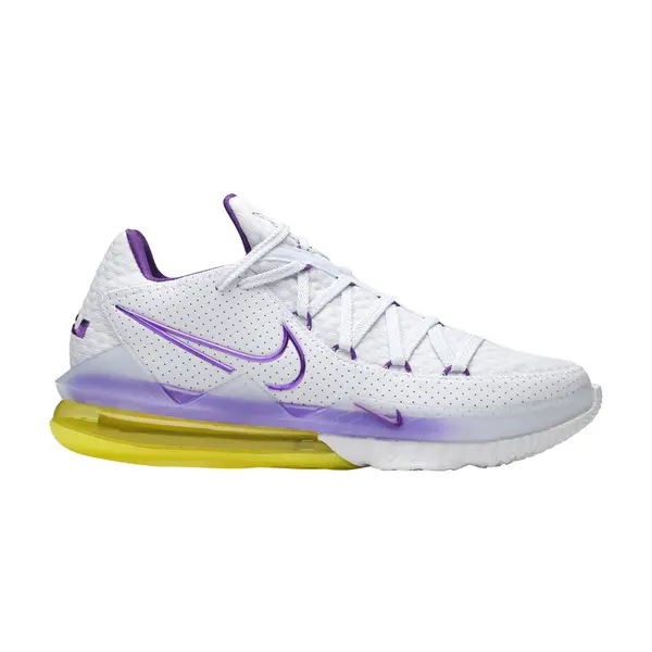 Nike Lebron 17 Low 'lakers' Sneakers - White