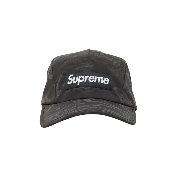 Supreme Tiger Camo Reflective Camp Cap - Black