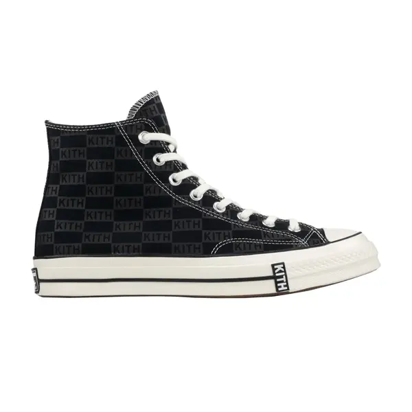 CONVERSE Kith X Chuck 70 High Monogram Sneakers - Black