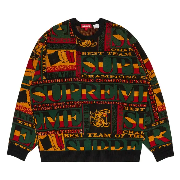 Supreme Scarf Sweater