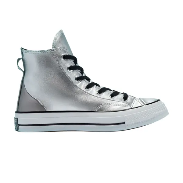 CONVERSE Chuck 70 High Diamond Metal Sneakers - Silver