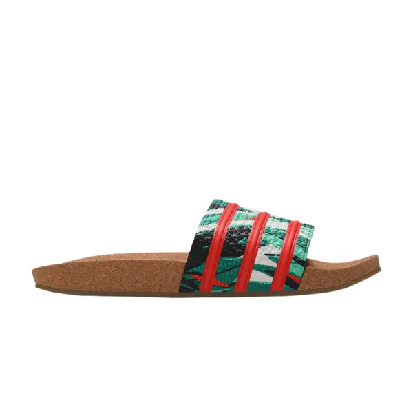 Adidas Adilette Cork Slides - Brown