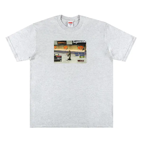 Supreme X Thrasher Game Tee 'ash - Grey