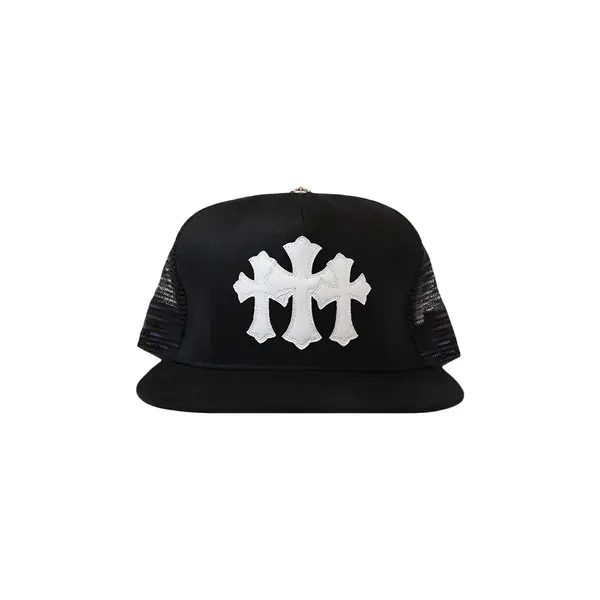Chrome Hearts Cemetery Trucker Hat - Black