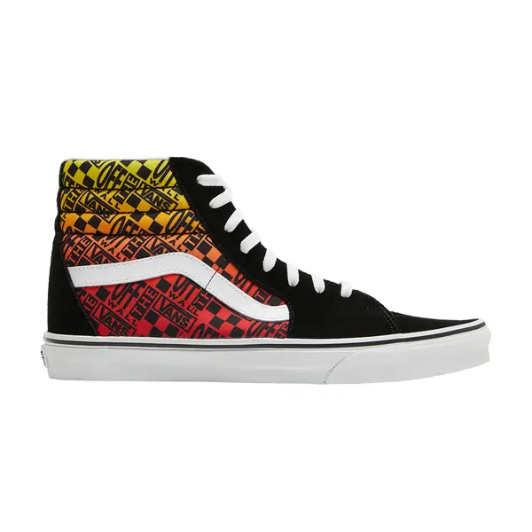 VANS Sk8-hi Logo Flame Sneakers - Black