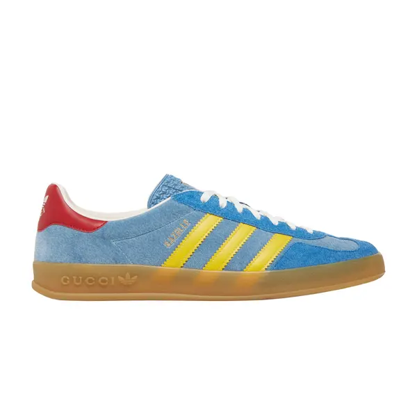 adidas gazelle silver green womens Gucci Bicolor X Adidas Vintage GG Gazelle Sneaker 9.5 – THE CLOSET main image 1