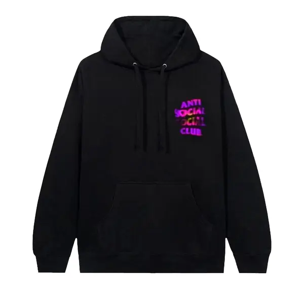 ANTI SOCIAL SOCIAL CLUB Lava Printed Hoodie - Black