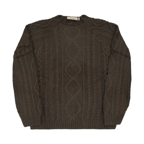 Fear Of God Cable Knit Pullover - Black