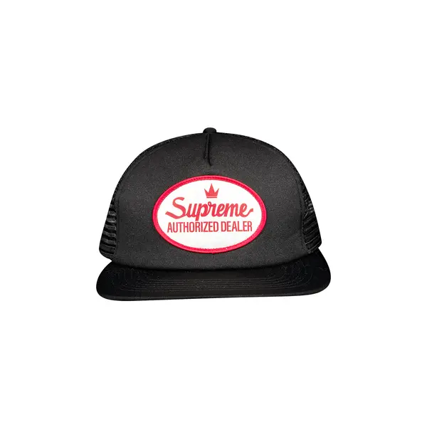 Supreme Authorized Mesh Back 5-panel Cap - Black