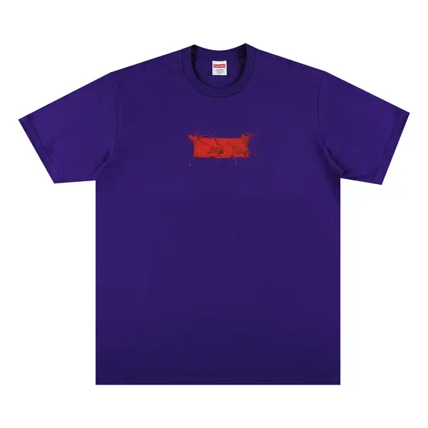 Supreme Ralph Steadman Box Logo Tee - Purple