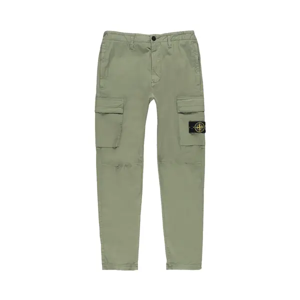 Stone Island Cargo Twill Trousers - Green