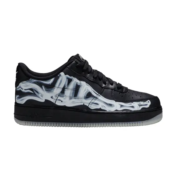 Nike Air Force 1 '07 Qs Skeleton' Sneakers - Black