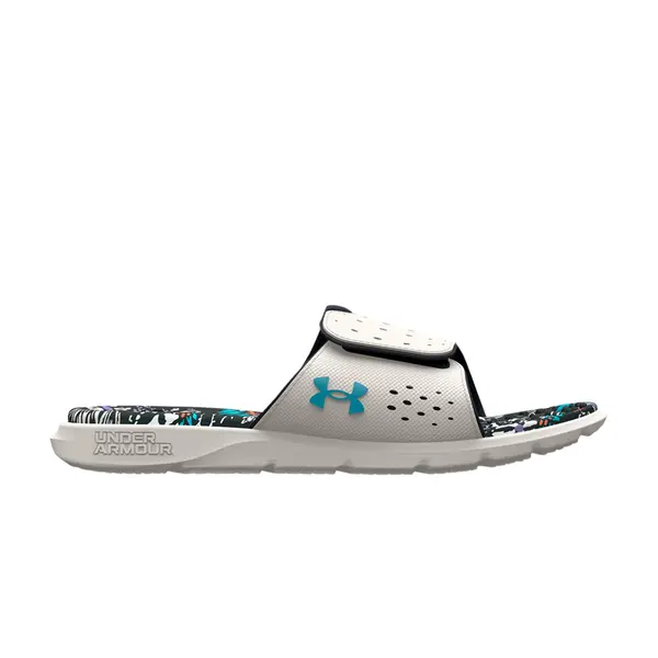 Under Armour Ignite Graphic Footbed Slide - Grey