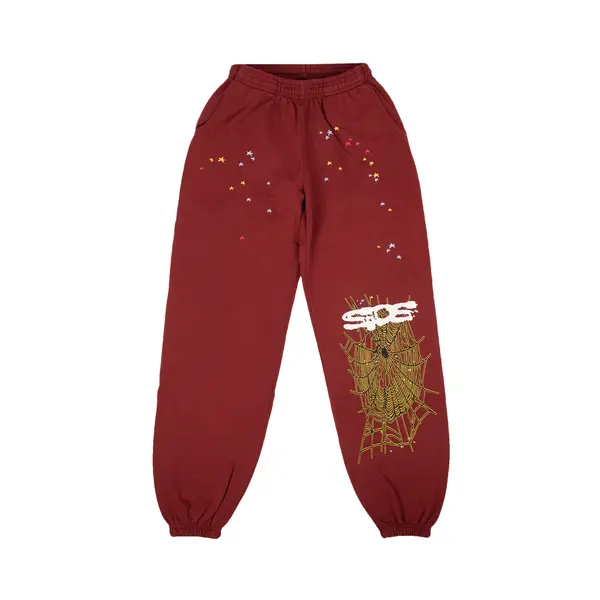 SP5DER Sweatpants - Red
