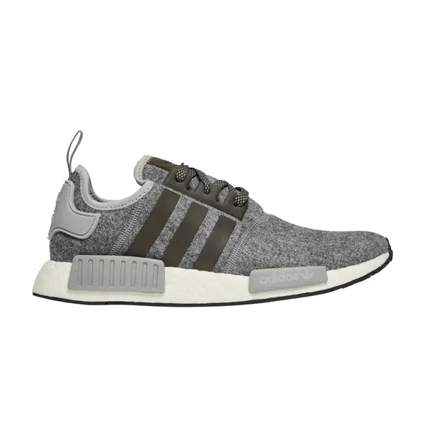 Adidas Nmd_r1 Charcoal Wool Sneakers - Grey