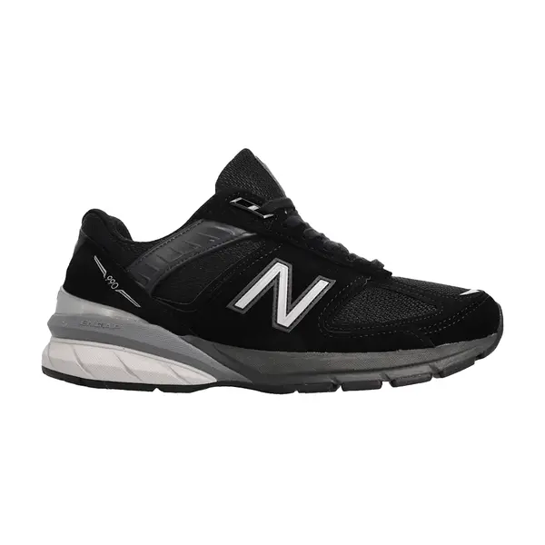 NEW BALANCE 990v5 Made In Usa Wide Sneakers - Black