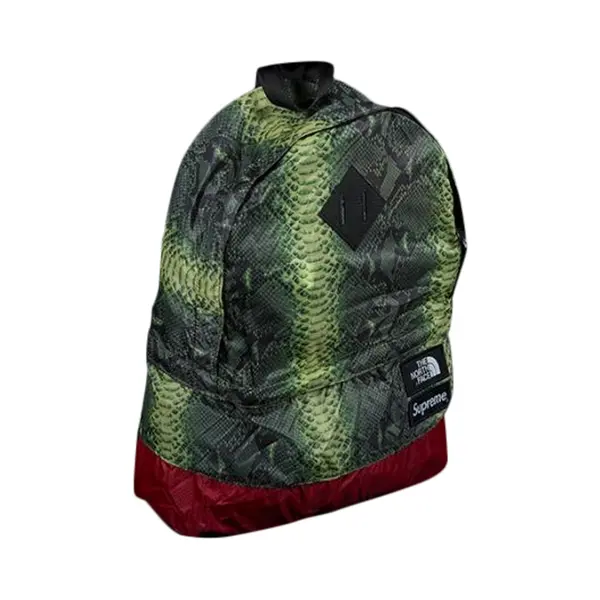 Supreme X The North Face Snakeskin Lightweight Day Pack - Green