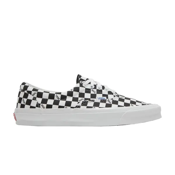 VANS Og Era Lx Checkerboard Logo Sneakers - Black