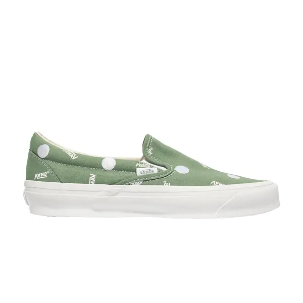 VANS Og Classic Slip-on Lx Polka Dot Sneakers - Green