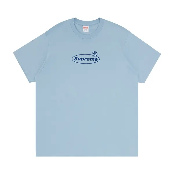 Supreme Warning Tee 'dusty - Blue